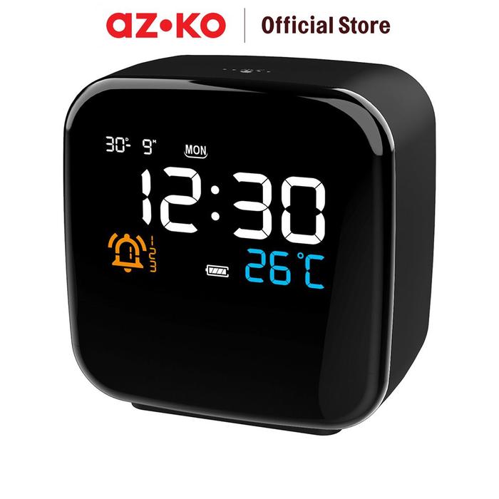Jual AZKO Forhom Jam Meja Led Digital Dengan Alarm Rechargeable Sunrise ...