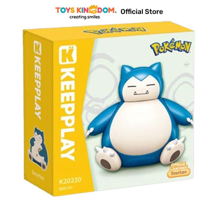 Jual Toys Kingdom Keepplay Figure Pokemon Kuppy Snorlax Keeppley Kids ...