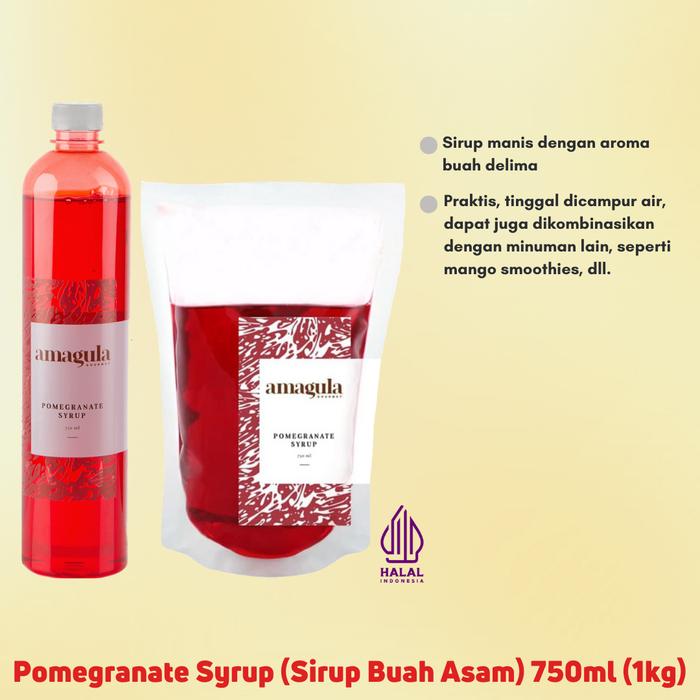 Promo AMAGULA POMEGRANATE SYRUP - SIRUP BUAH DELIMA/ POMEGRANATE ...