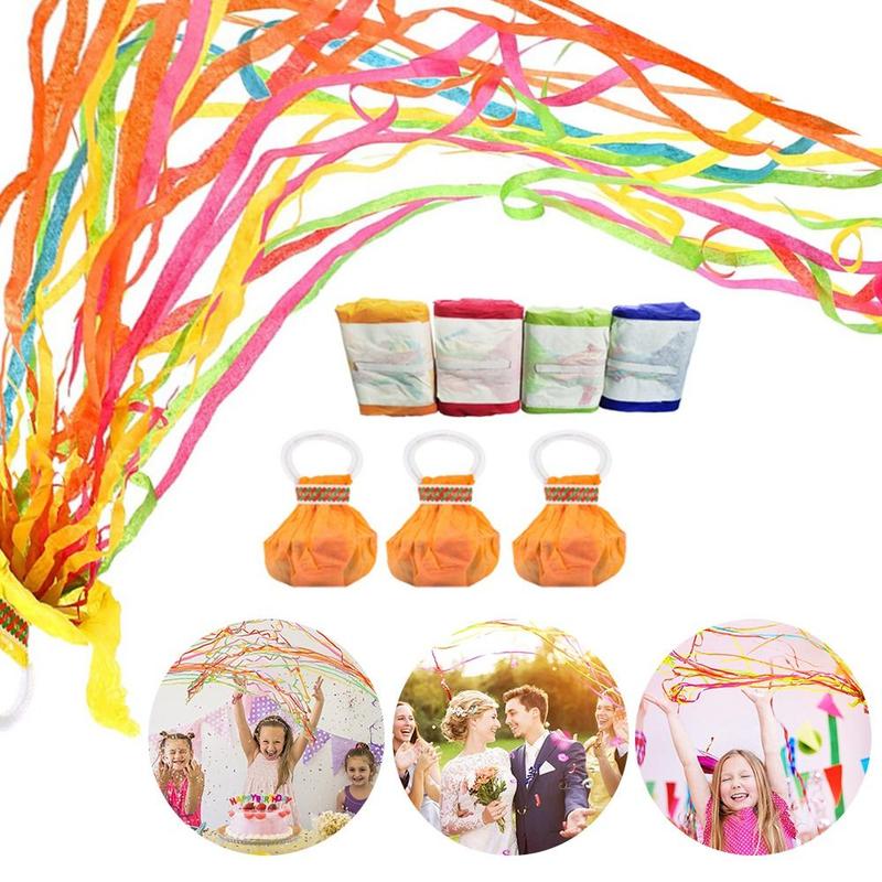 delikoos Hot Multicolor Hand Throw Ribbon Party Supplies Stage - TikTok ...