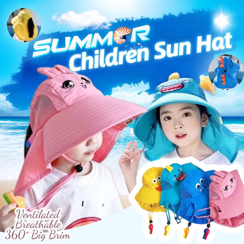 Children Fisherman Hat Boy Girl UV Protection Sun Hat Kid Summer ...