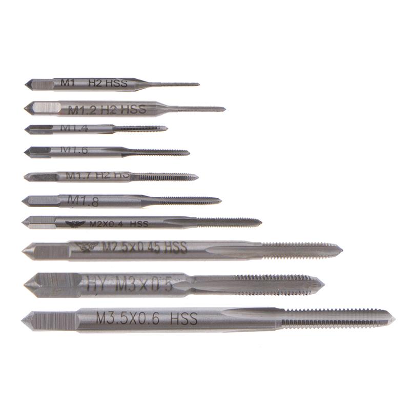 10Pcs M1 To M3.5 Machine Hand Tap Set HSS Thread Wire Tappin - TikTok ...