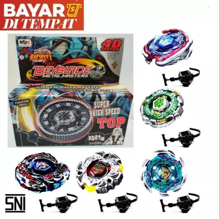 1 Pack Mainan Beyblade Asli Gangsing Master God Power Ultra High - Shop ...