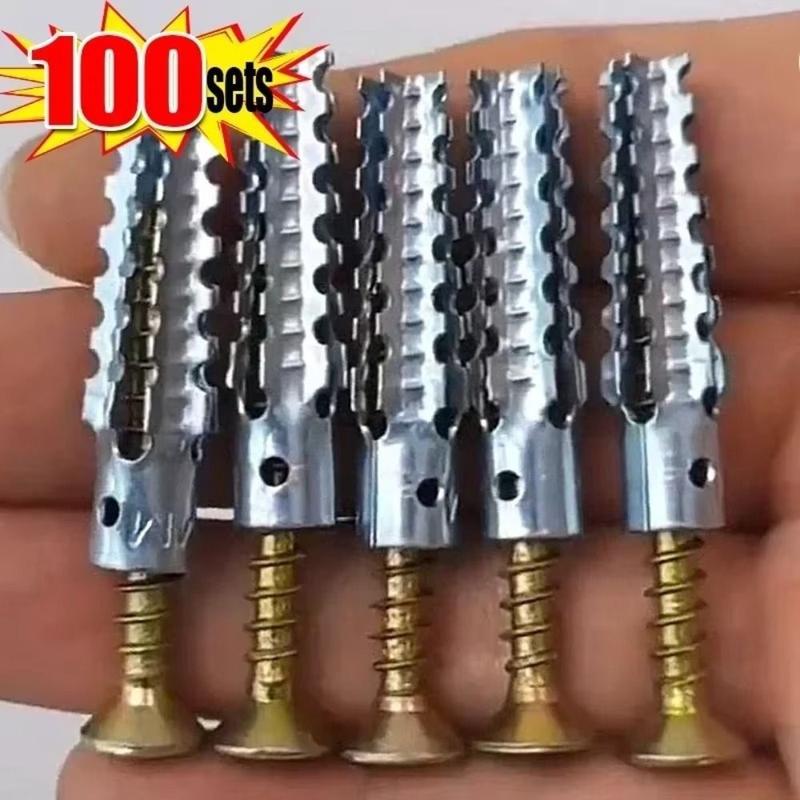New Self Tapping Metal Expansion Tube Nails Serrated Metal Wall ...