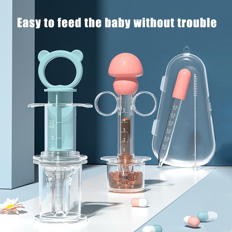Portable Infant Baby Dropper Type Feeder Safety Anti-Choke Silicone ...