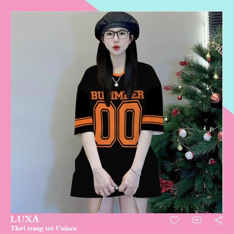 Baju-T Lengan Pendek Uniseks, Raglan BUMMBER LUXA, Untuk Lelaki - TikTok Shop Malaysia