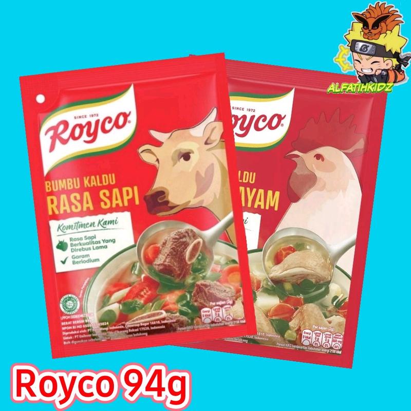 Royco Bumbu Kaldu Ayam/Sapi 94gr - Kemasan 5k - Shop | Tokopedia