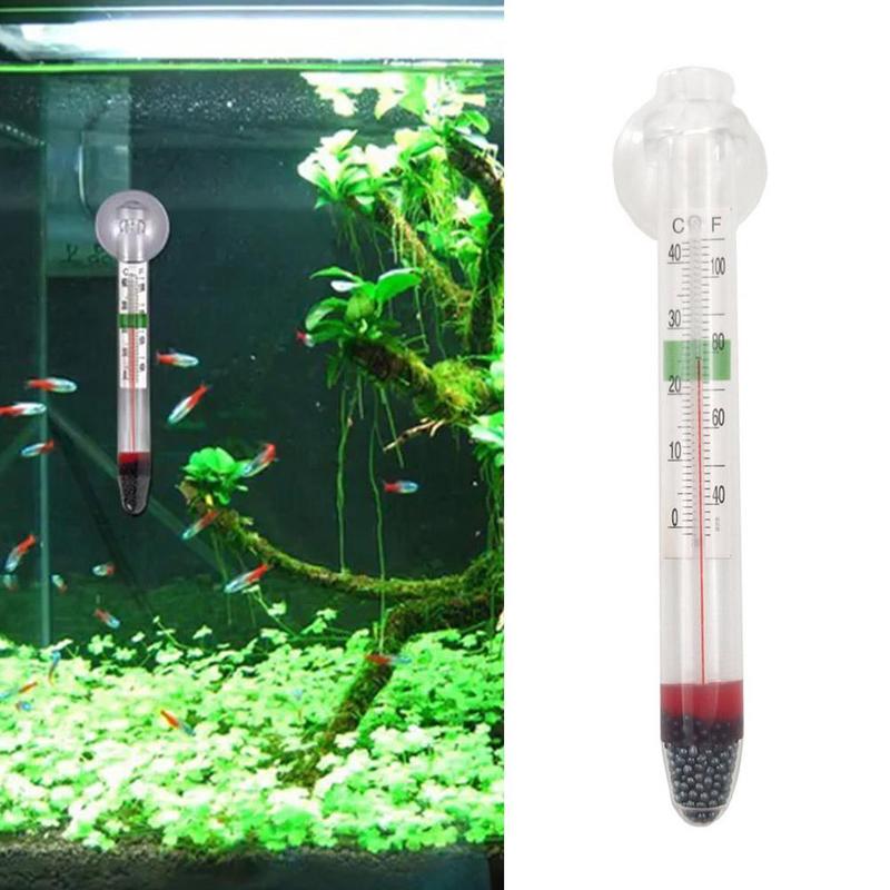1pcs Suction Cup Fish Tank Thermometer Temperature Temperature - TikTok ...