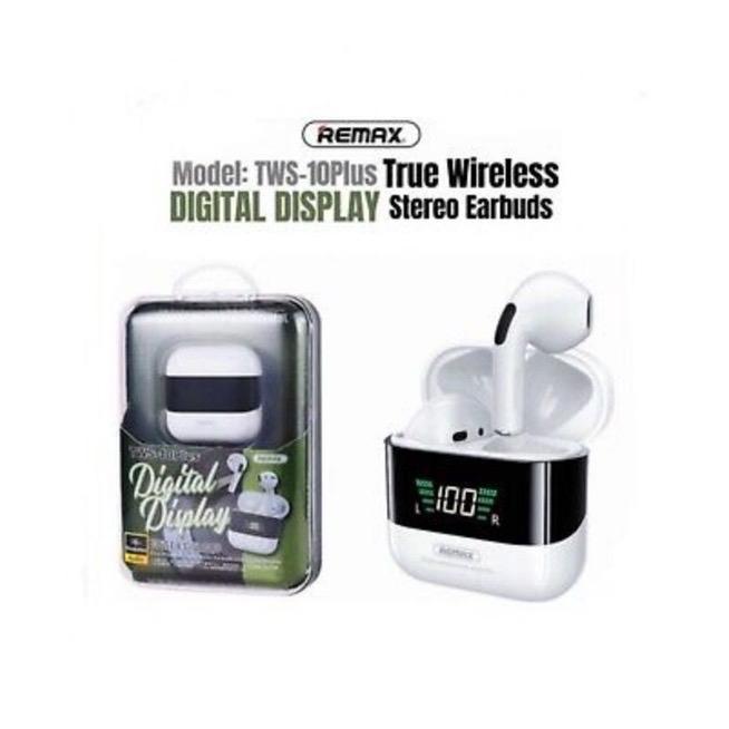 REMAX TWS 10 Plus Rechargeble BLUETOOTH HEADPHONE TRUE WIRELESS STEREO ...
