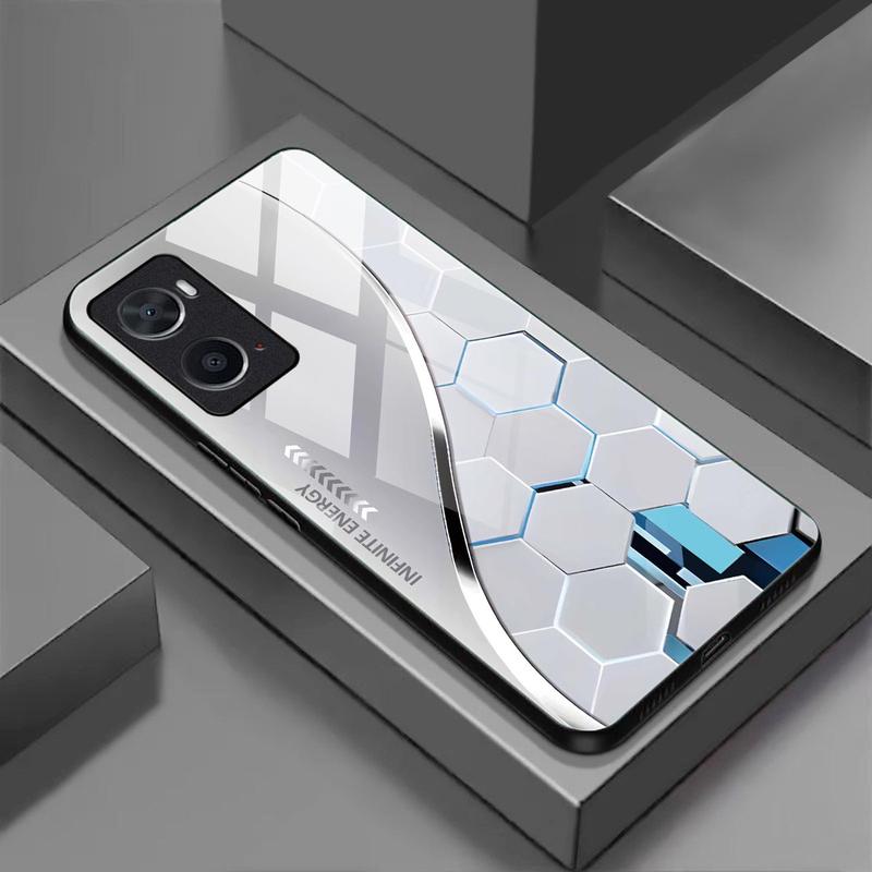 Sesuai untuk OPPO A96 sarung telefon kaca anti-jatuh baharu.LBX ...