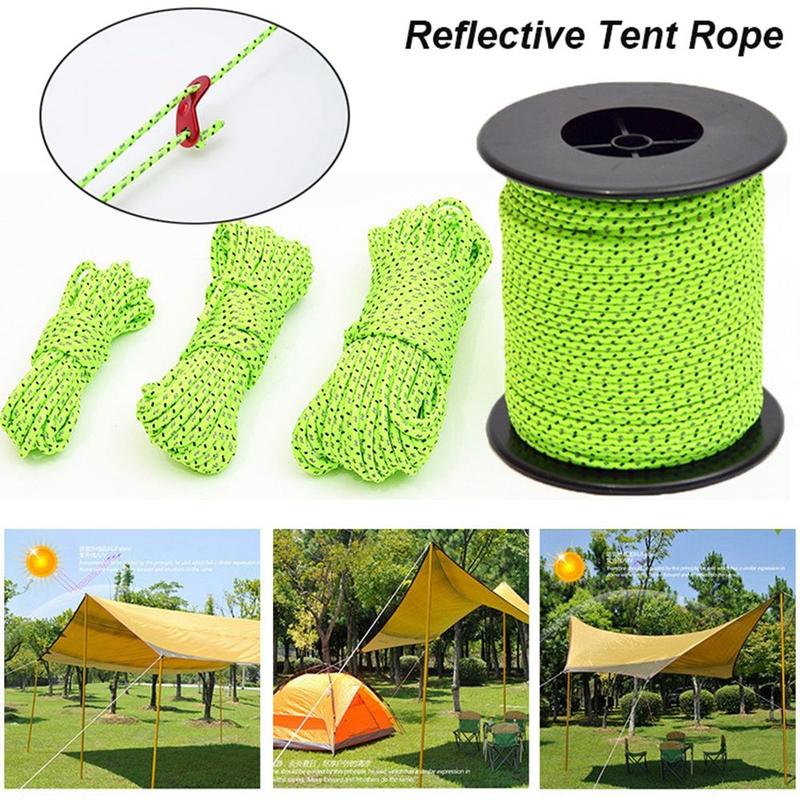 Nylon Camping Hiking Parts Reflective Rescue Ropes Tent Rope - TikTok ...