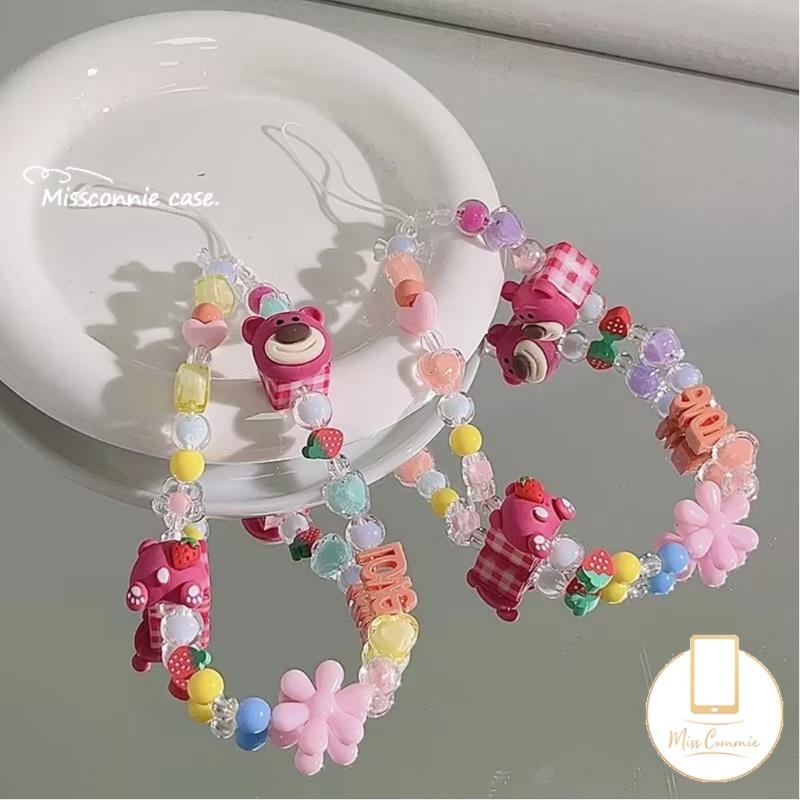 MissConnie Acrylic Crystal Colorful Phone Case Chain Strap for - TikTok ...