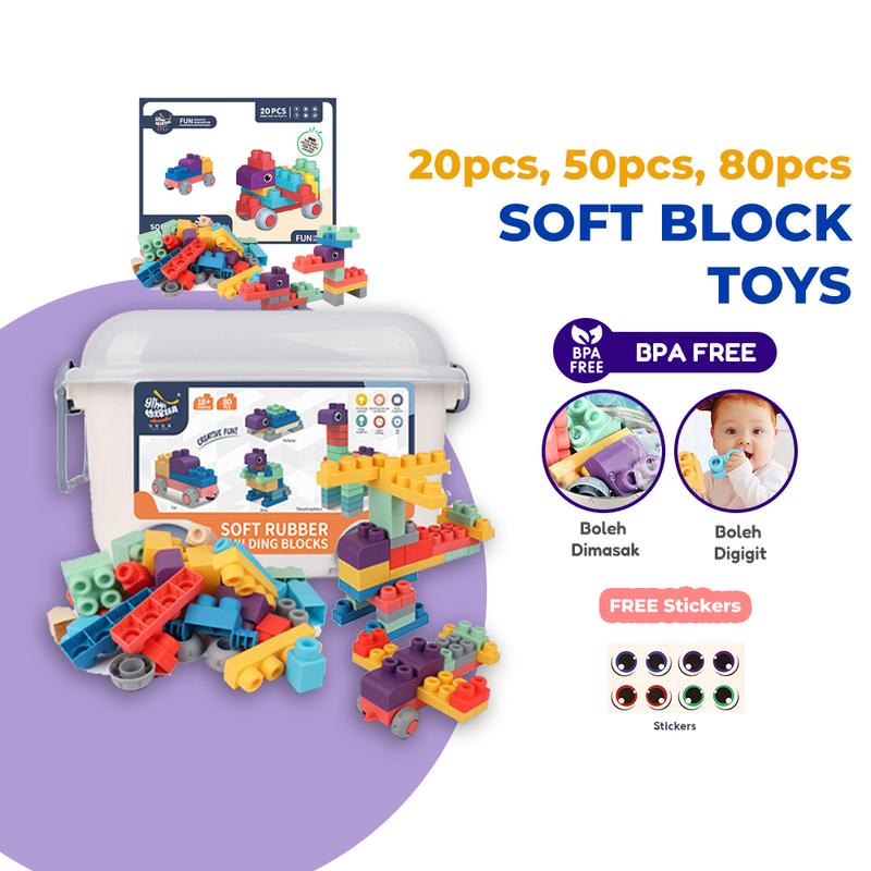 Baby Chewable Block Bite Blocks Educational Baby Kids Squeez - TikTok ...