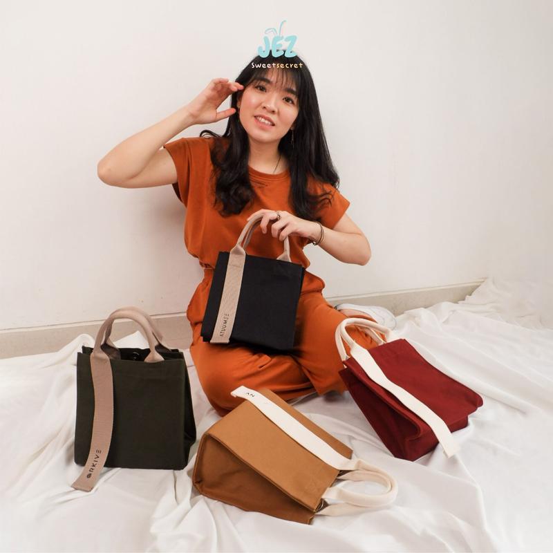 DAISY BAG SMALL - TAS KANVAS MHJ FREE CUSTOM NAMA / INISIAL - Shop ...
