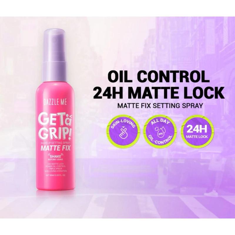 POPULAR- DAZZLE ME Get a Grip! Makeup Setting Spray Matte Fix - TikTok ...