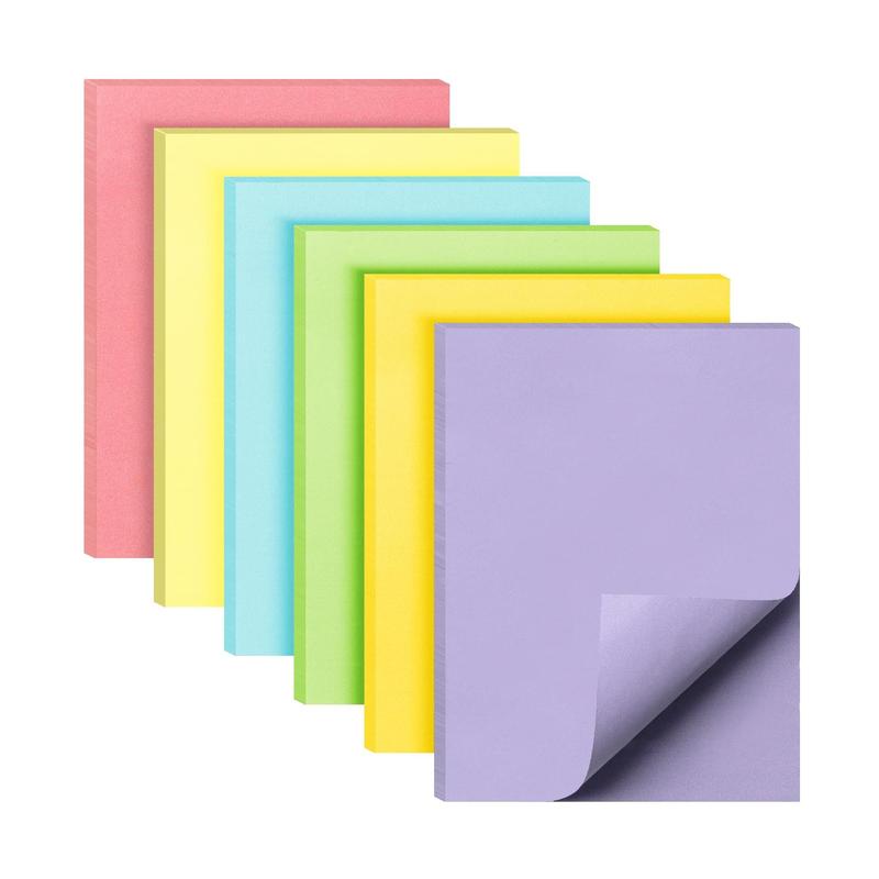 - Sticky Notes 1.5"x 2" 6 Pads 60 Sheets/Pad Pastel Colors Small ...