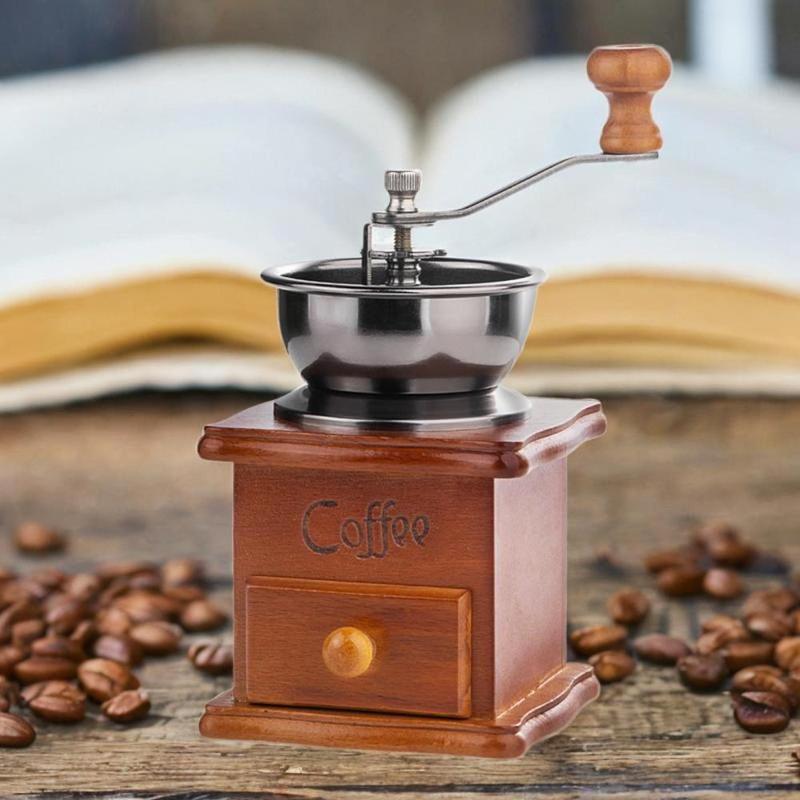 Pengisar Biji Kopi, Kilang Biji Kopi Kayu, Sesuai untuk Kegunaan ...