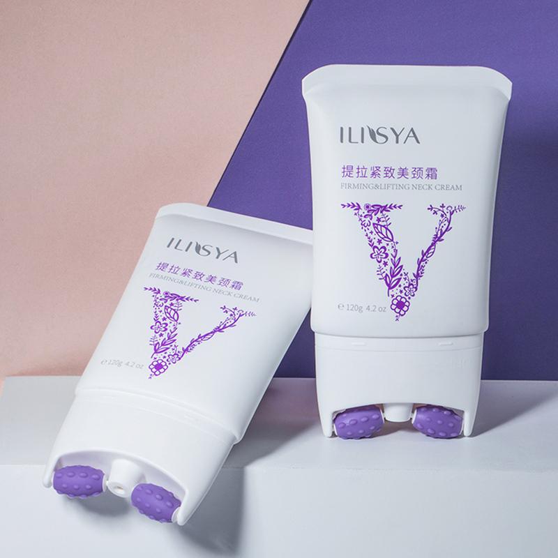 ILISYA Neck Firming Cream 120g Double -Roller Hydrating Anti - TikTok ...