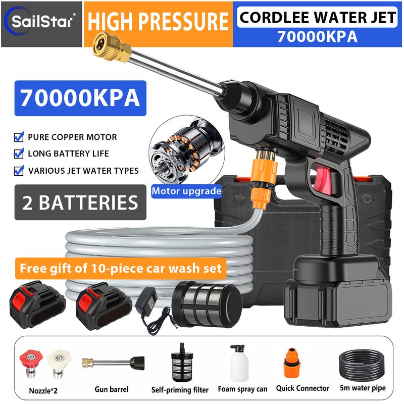 SailStar Pressure Washer Wireless Car Wash Machine Water Gun - TikTok ...