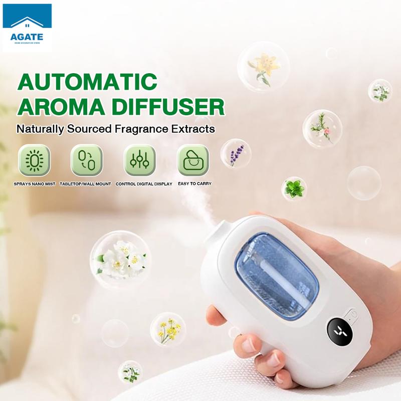 Mesin Aromaterapi Tanpa Wayar, Wangian Udara Automatik, Pelembap ...
