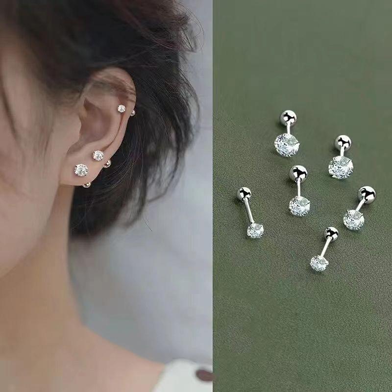 1Pair Earring for Women Ear Bone Nail Cartilage Earring Spiral - TikTok ...