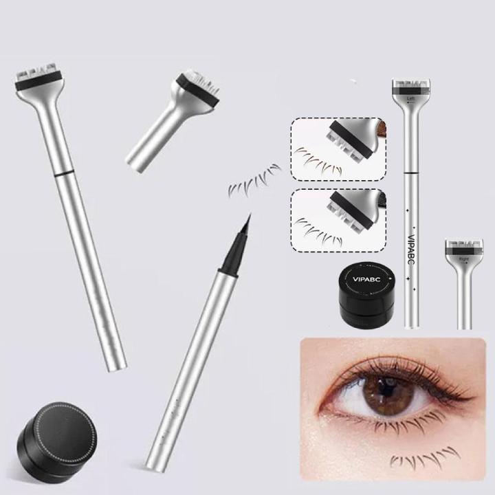 Lower Eyelash Stamp Set Waterproof Eyelash Seal Tool Eyeline - TikTok ...