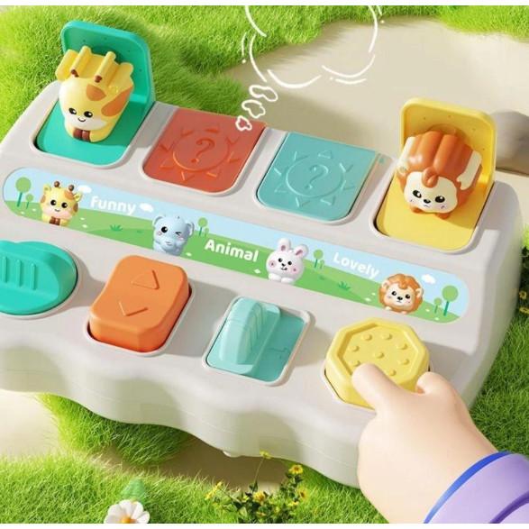 Switch Box Montessori Button Toy Interactive Animal Toy Box - TikTok ...