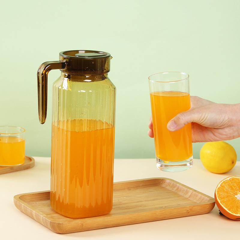 PC Juice Jug Cold Water Bottle Acrylic Transparent Water Pitcher ...