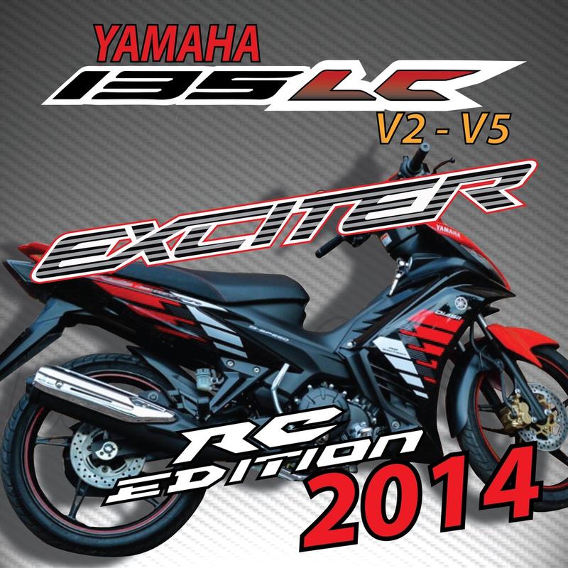 STRIPE MOTOR YAMAHA LC135 V2-V6 EXCITER RC EDITION 2014 - TikTok Shop ...