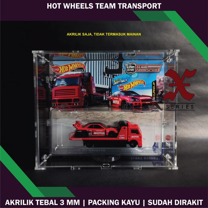 Promo TERRA X Series Akrilik Diecast Display Box Hot Wheels Team ...