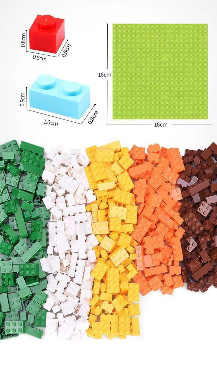 Children's Building Blocks Transformable Slide Mini Particle Blocks 2 ...