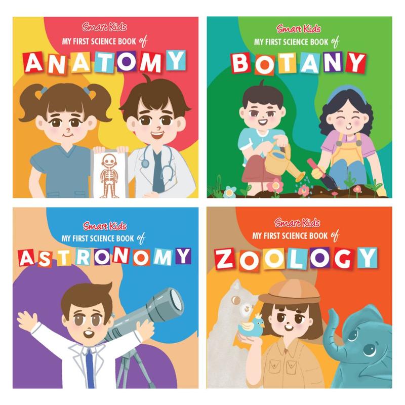 Smart Kids My First Science Book of ANATOMY / ASTRONOMY / BOTANY ...
