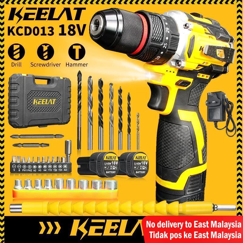 【KEELAT】KCD013 Brushless Impact drill 18V Cordless Impact Driver, 3 ...