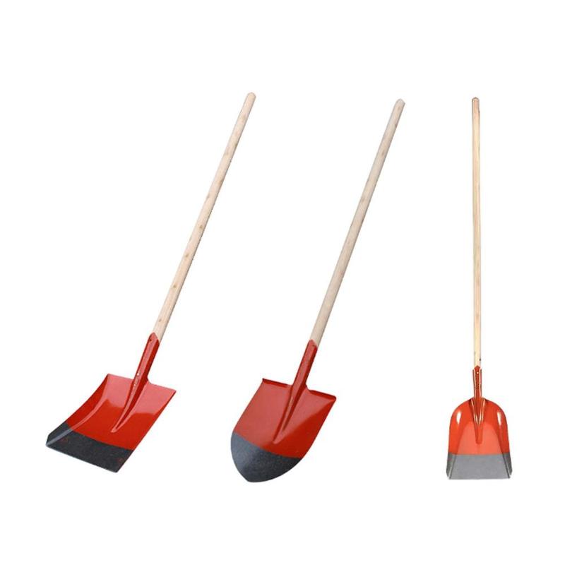 Garden Shovels Hand Trowel with Wooden Handle Multipurpose Portable ...