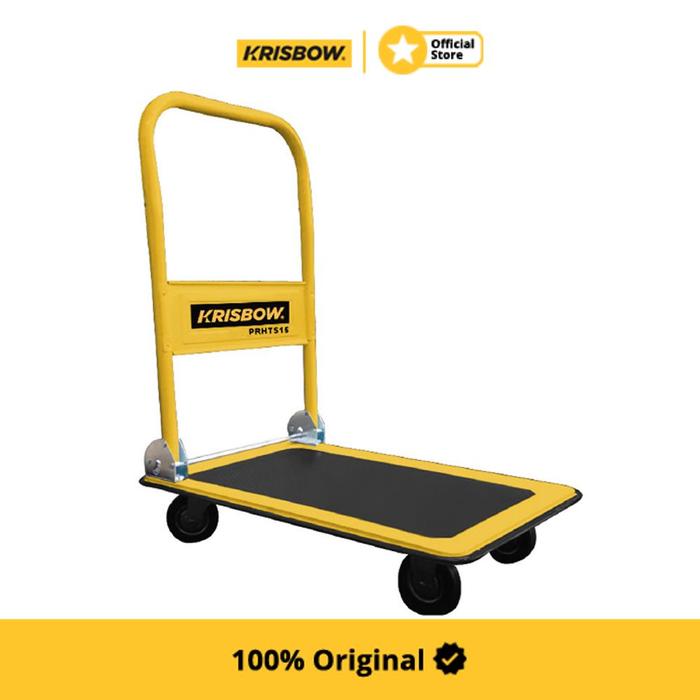 Promo Krisbow Troli Barang 150 kg - Kuning Hand Truck Hand Trolley ...