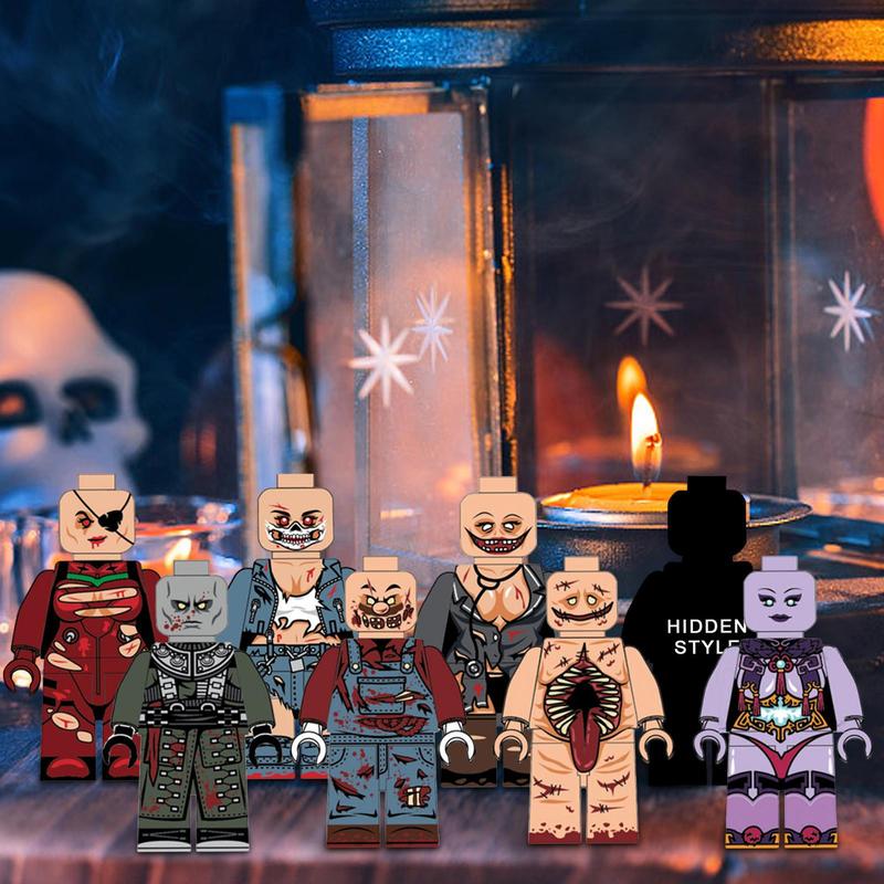 Halloween City Figurine 8Pcs Skull Pirate Fireman Variant Survivor ...