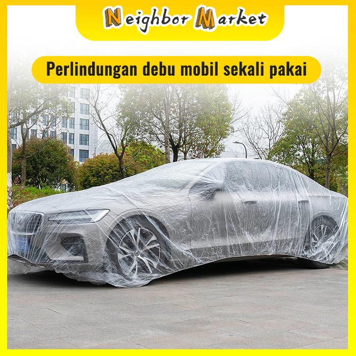 Promo NEI Cover Mobil Transparan Sarung Mobil Bening Tebal Plastik ...