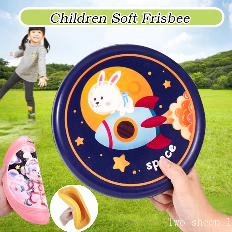 Children's Soft Frisbee PU Soft Frisbee Safety Kids Flying Disc ...