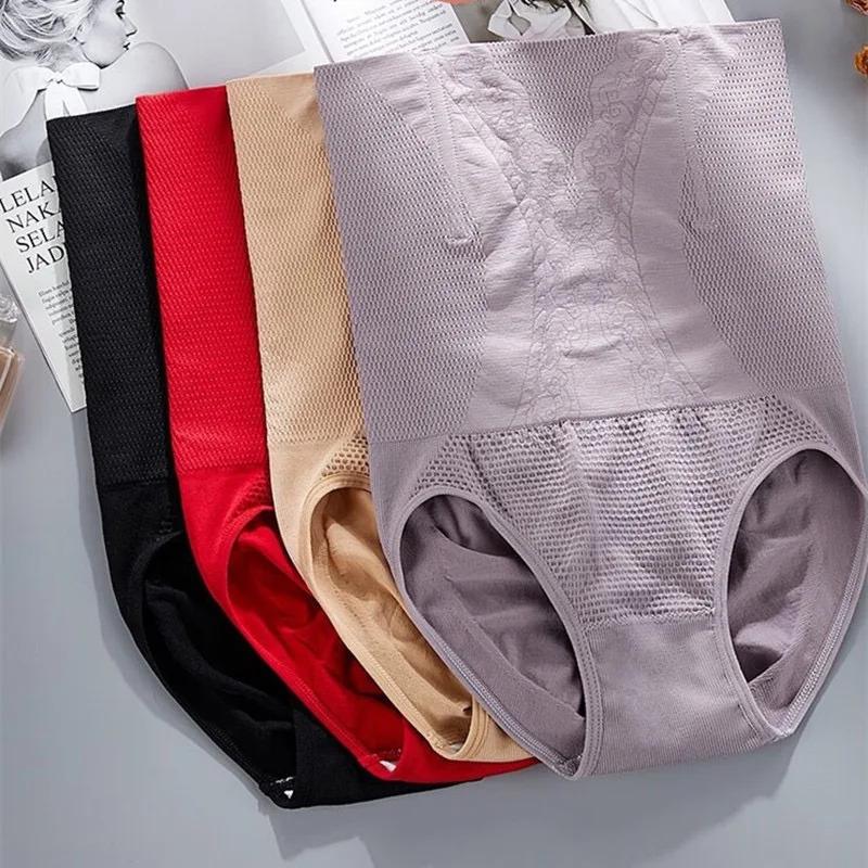 2pcs Women No Trace High Waist Shaping Brief Breathable Body Shaper ...