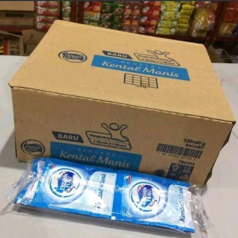 Kental Manis Frisian Flag Putih 1dus (120sachet) - Shop | Tokopedia