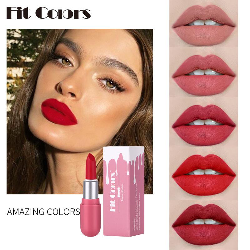 Mini Capsule Matte Lipstick Matte Velvet Portable Sample Lipstick ...