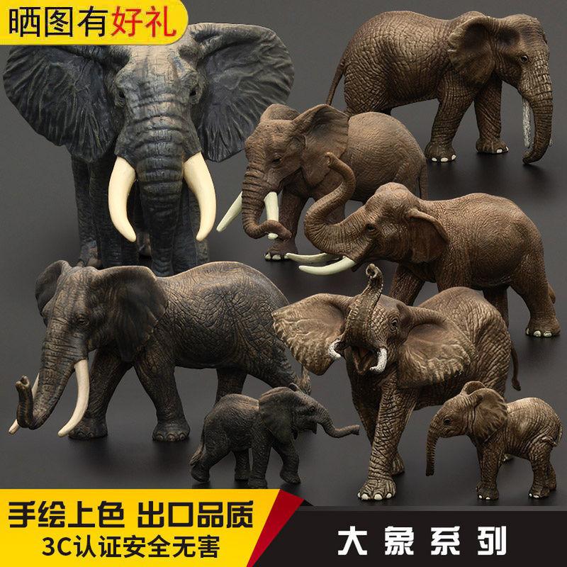 Mainan Haiwan Simulasi Kanak-kanak, Set Model Haiwan Liar, Gajah ...