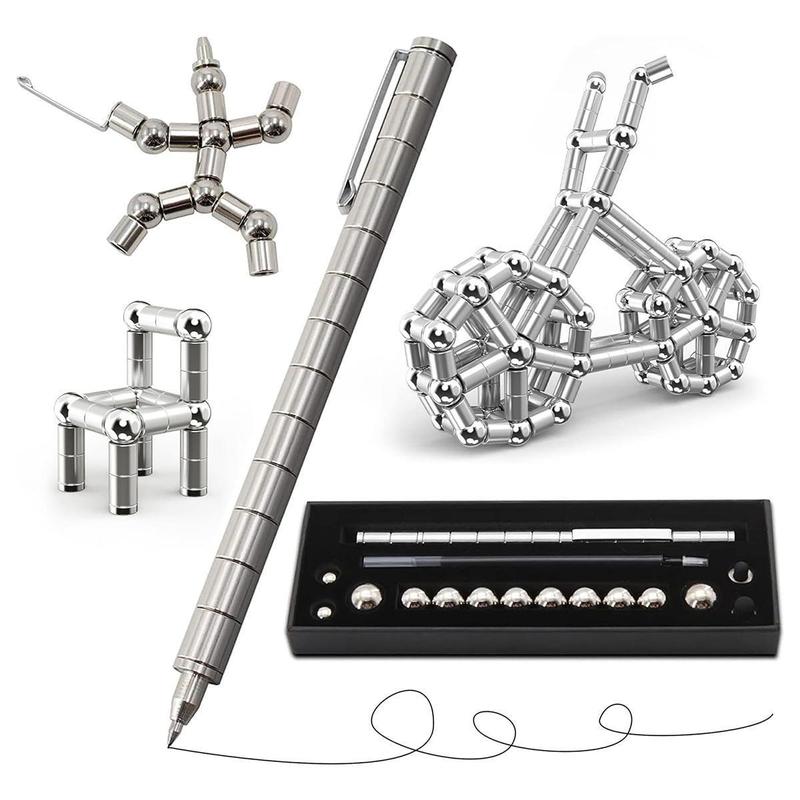 Stress-Reducing Magnetic Metal Toy Pen Children'S Creative Magnetic ...
