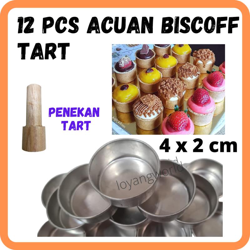 Acuan Tart Mini Round Mould Egg Shell Tartlet Cheese Round Tart ...