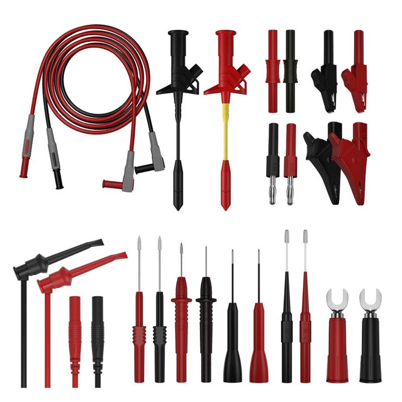 25Pcs Multimeter Test Leads Set Professional Test Leads Set with ...
