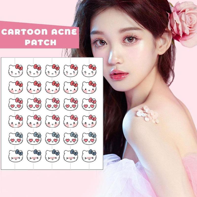 Tampalan Jerawat Hello Kitty, Reka Bentuk Kartun, Lembut dan - TikTok ...