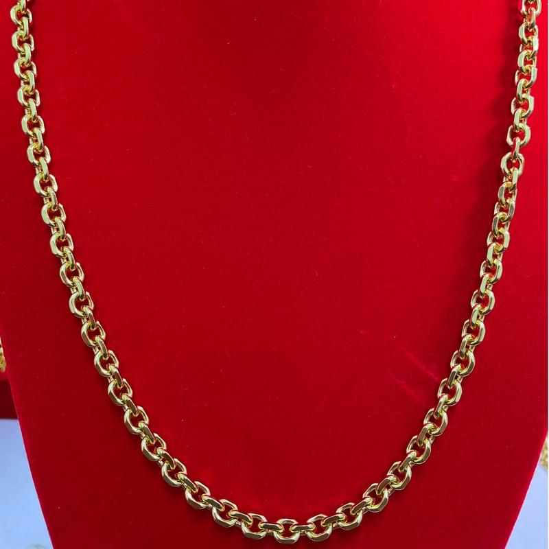Emas Bangkok Rantai Sauh 70cm Metal Coating Daily AW - TikTok Shop Malaysia