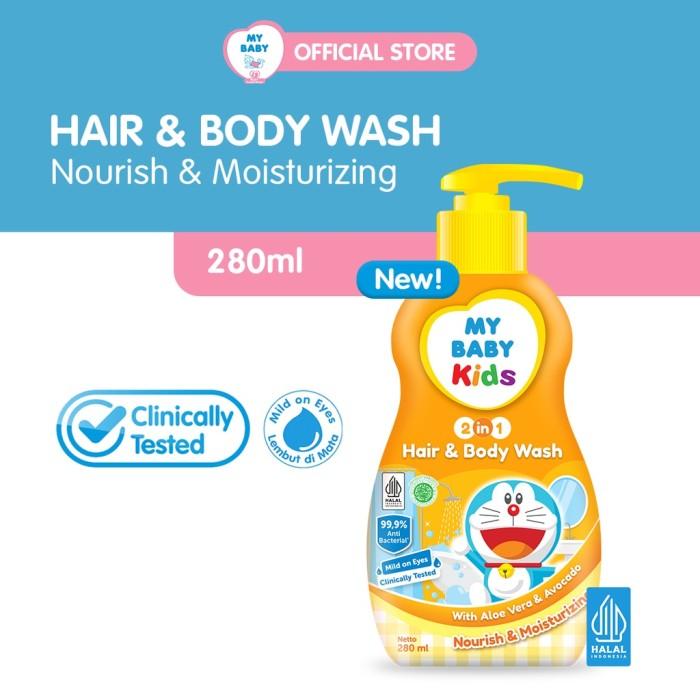 My Baby Kids Hair & Body Wash Pump Nourish & Moiturizing 280ml - Shop ...