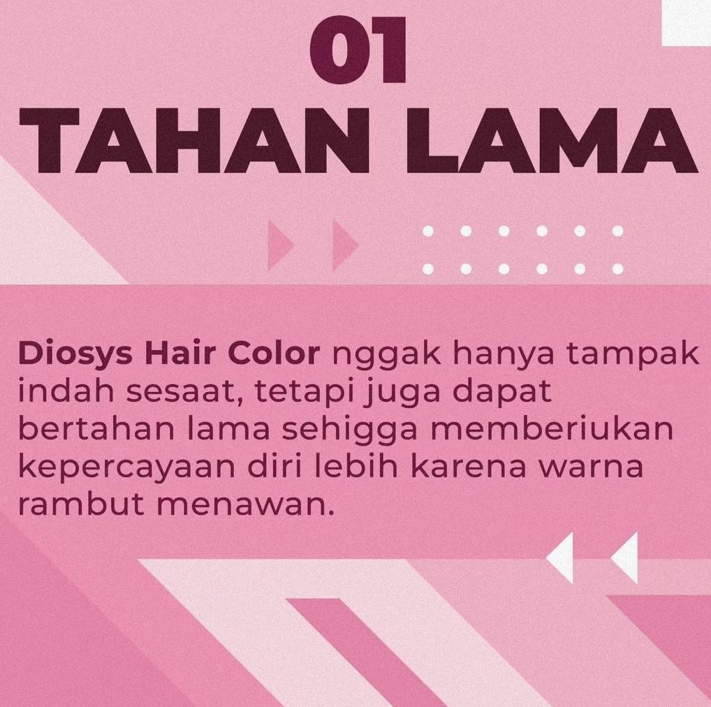 Diosys Hair Color Deep Blue 45ml – Cat Rambut Tidak Merusak Rambut ...