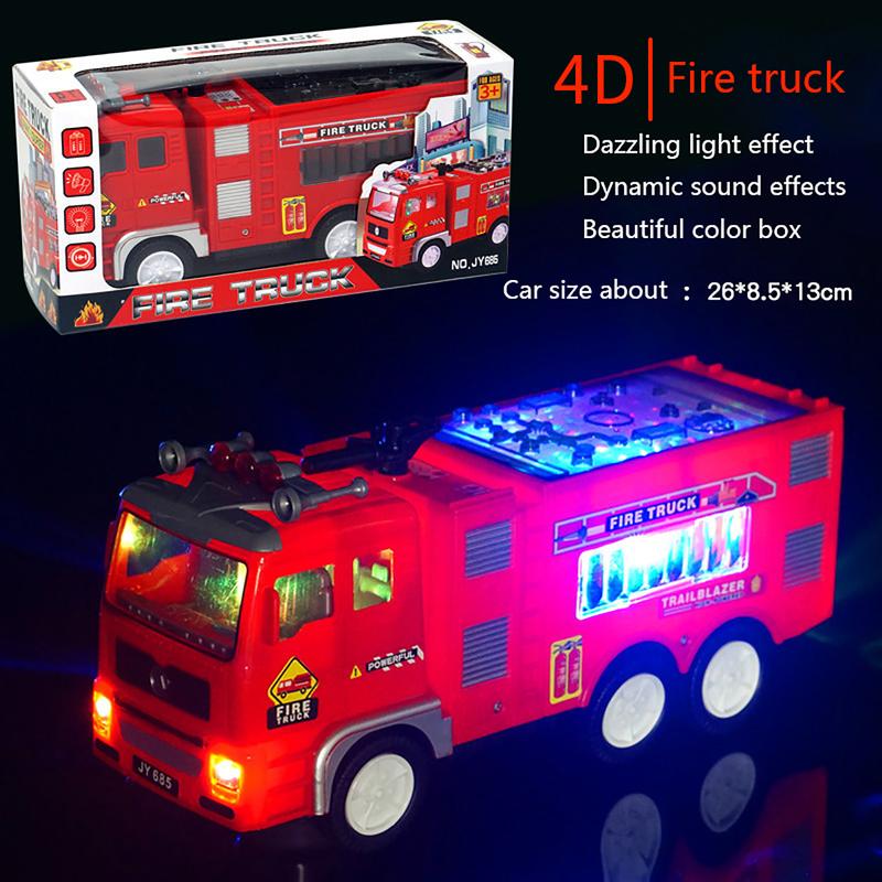 Mainan Trak Bomba Elektrik, Saiz Besar, Kereta Polis dan Pengangkut ...